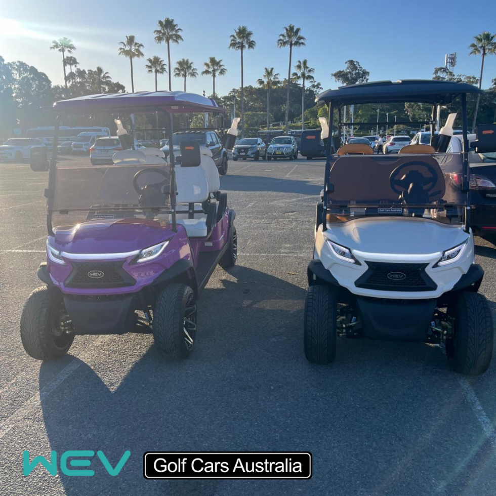New WEV Golf Car hits the market - Golf Cars Australia